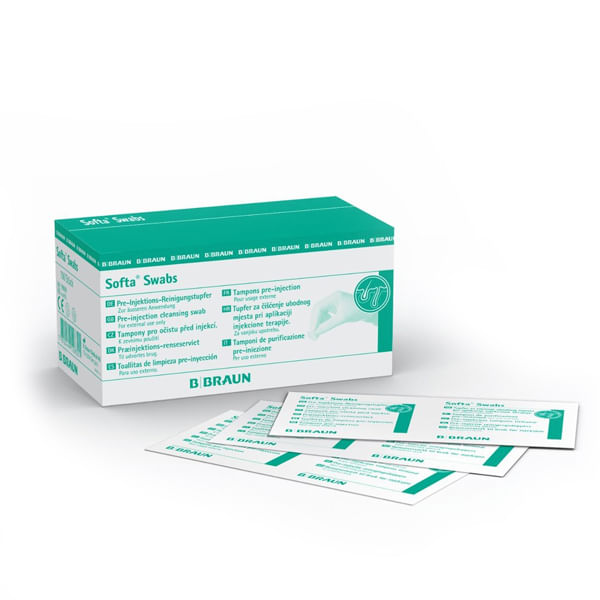 Toalhetes com Álcool Softa Swabs 100un. - Medical Shop